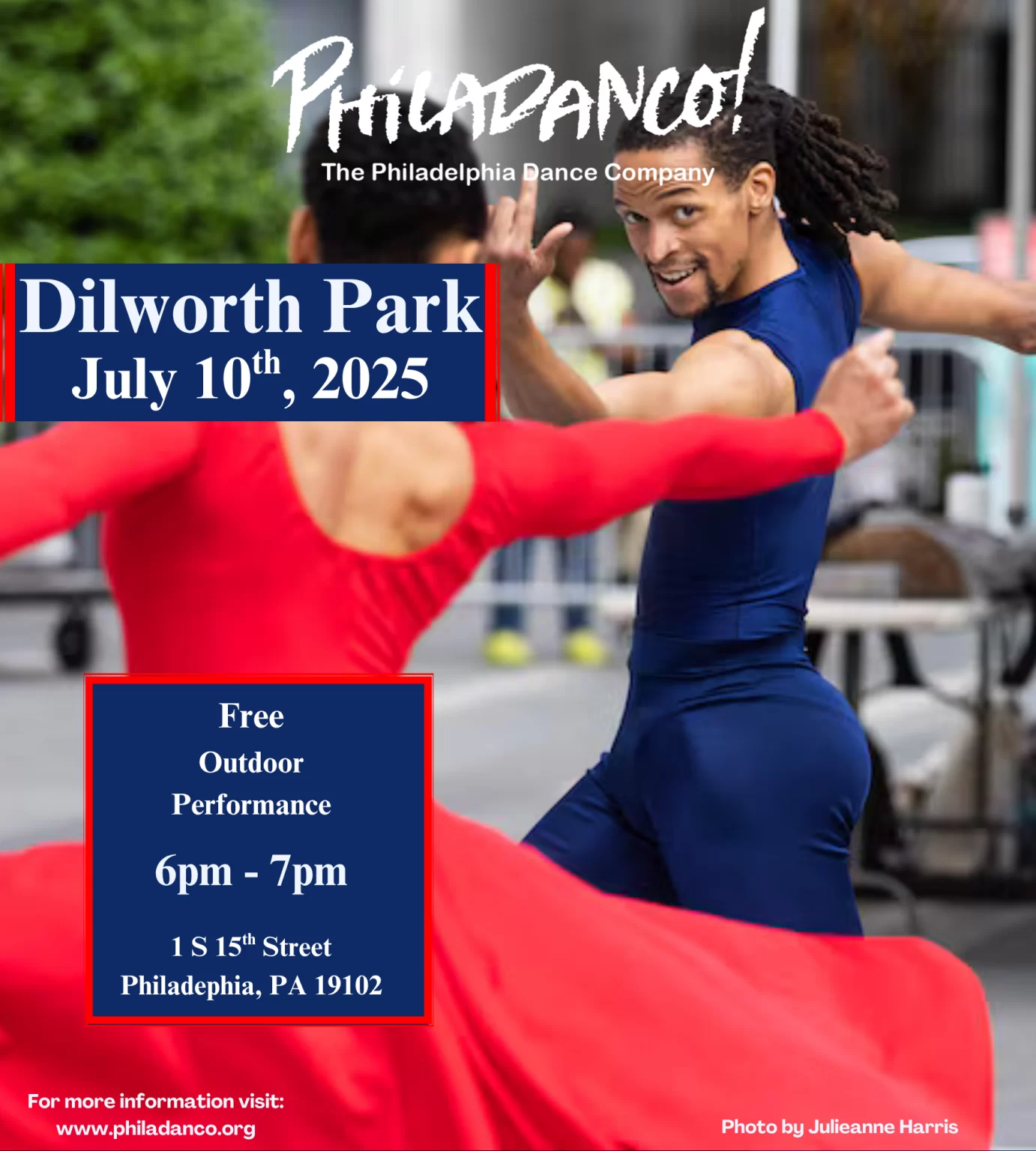 PHILADANCO and D/2 at Dilworth Park! – Philadanco